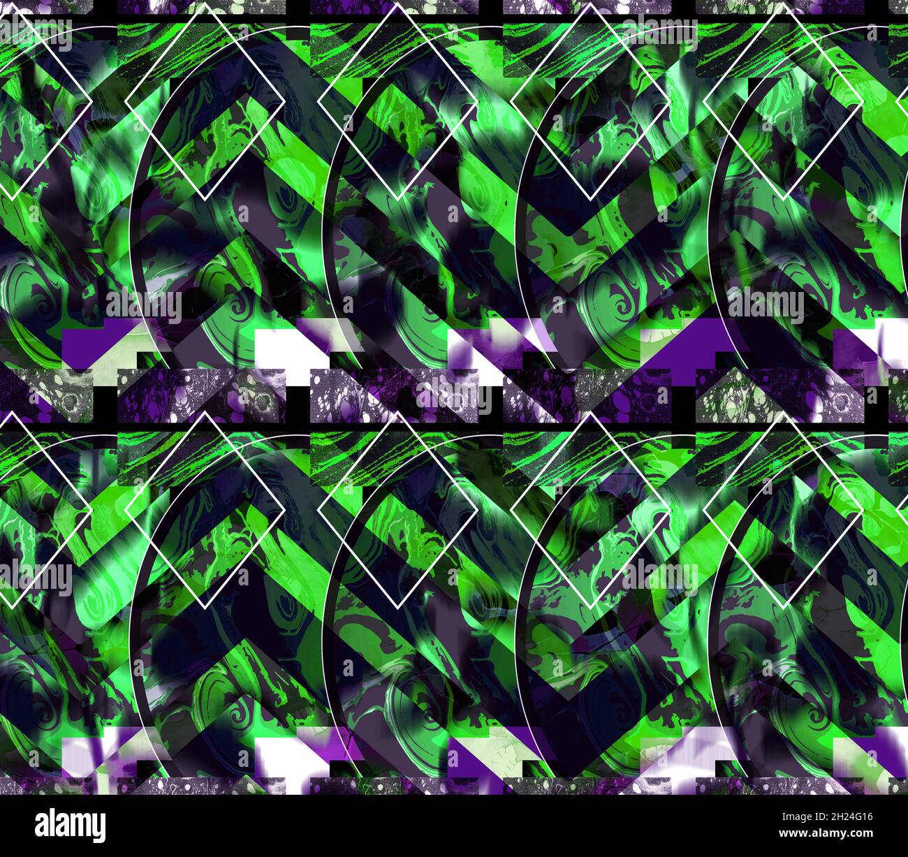 modern mixed print pattern, textile design Stock Photo - Alamy