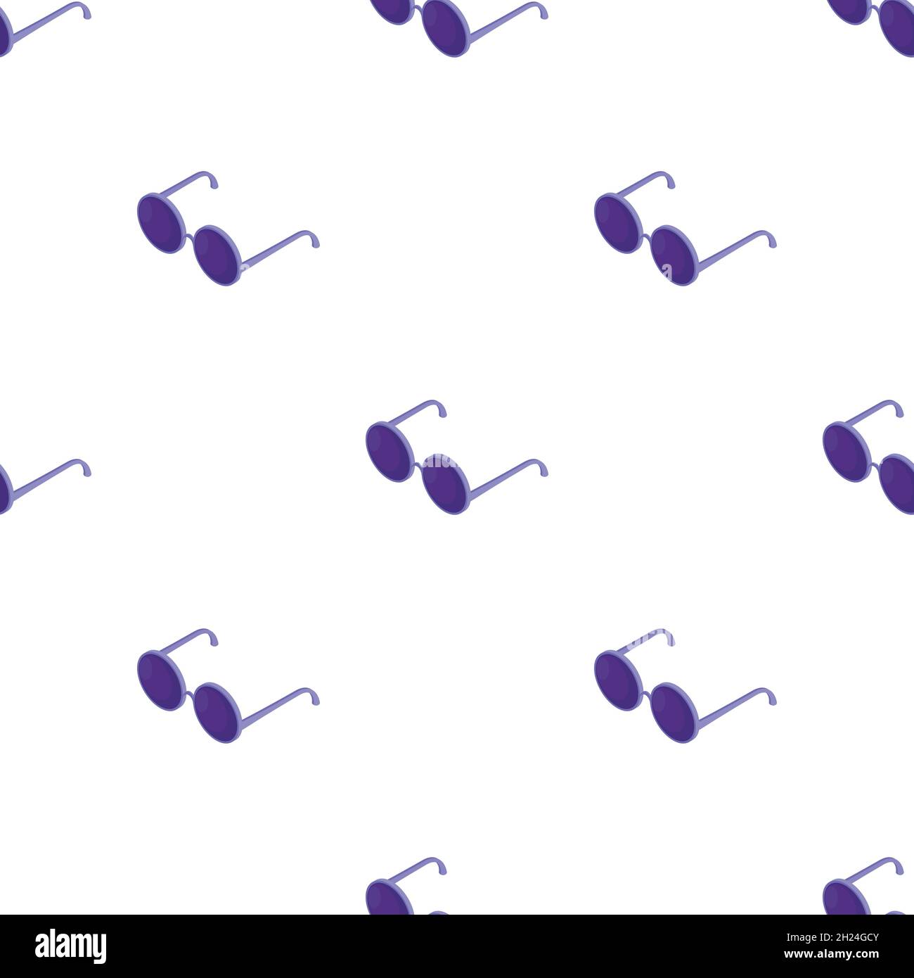 Glasses with black round lenses pattern seamless background texture ...