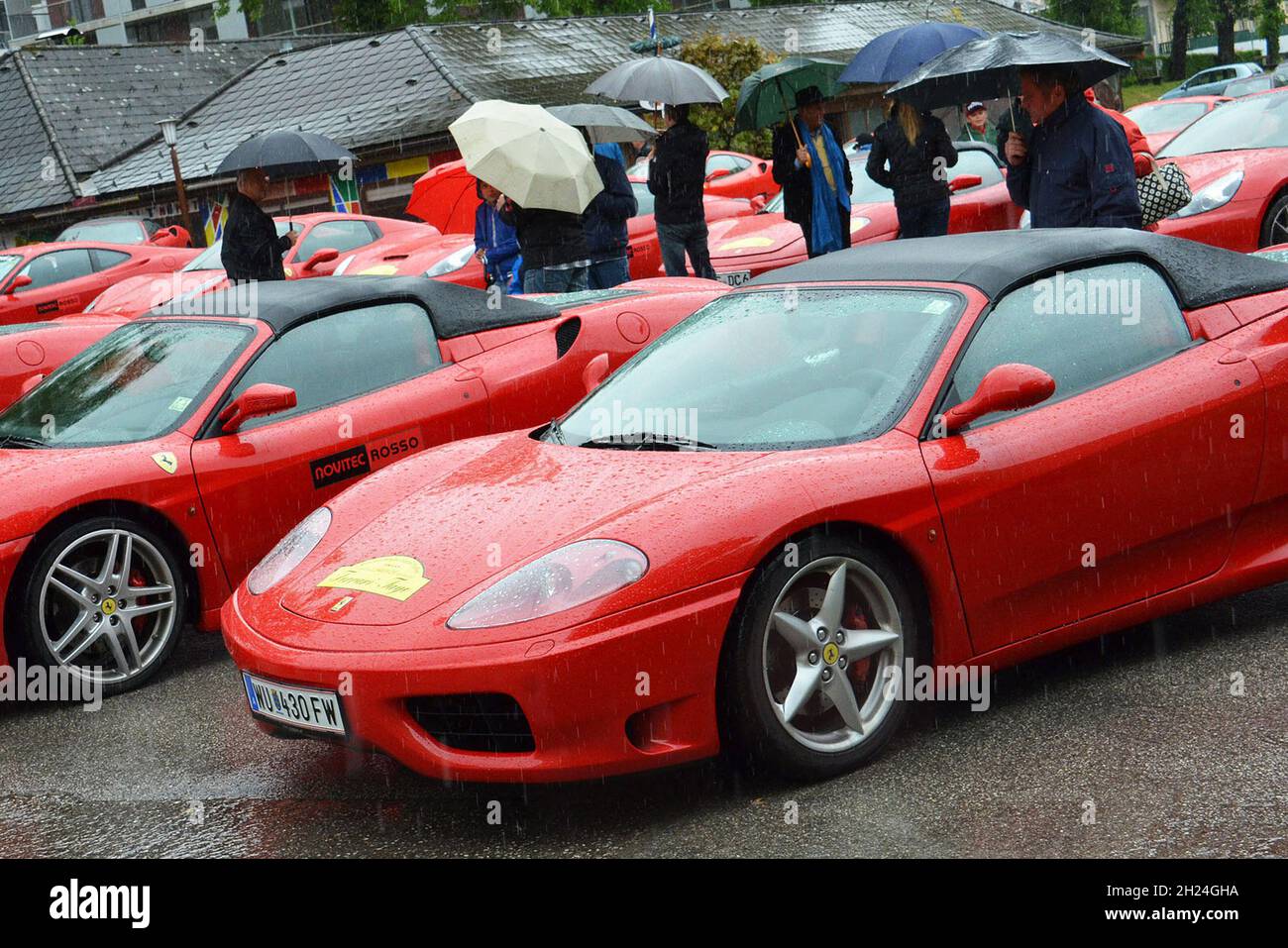 Ferrari-Treffen im Salzkammergut, Österreich, Europa - Ferrari meeting ...