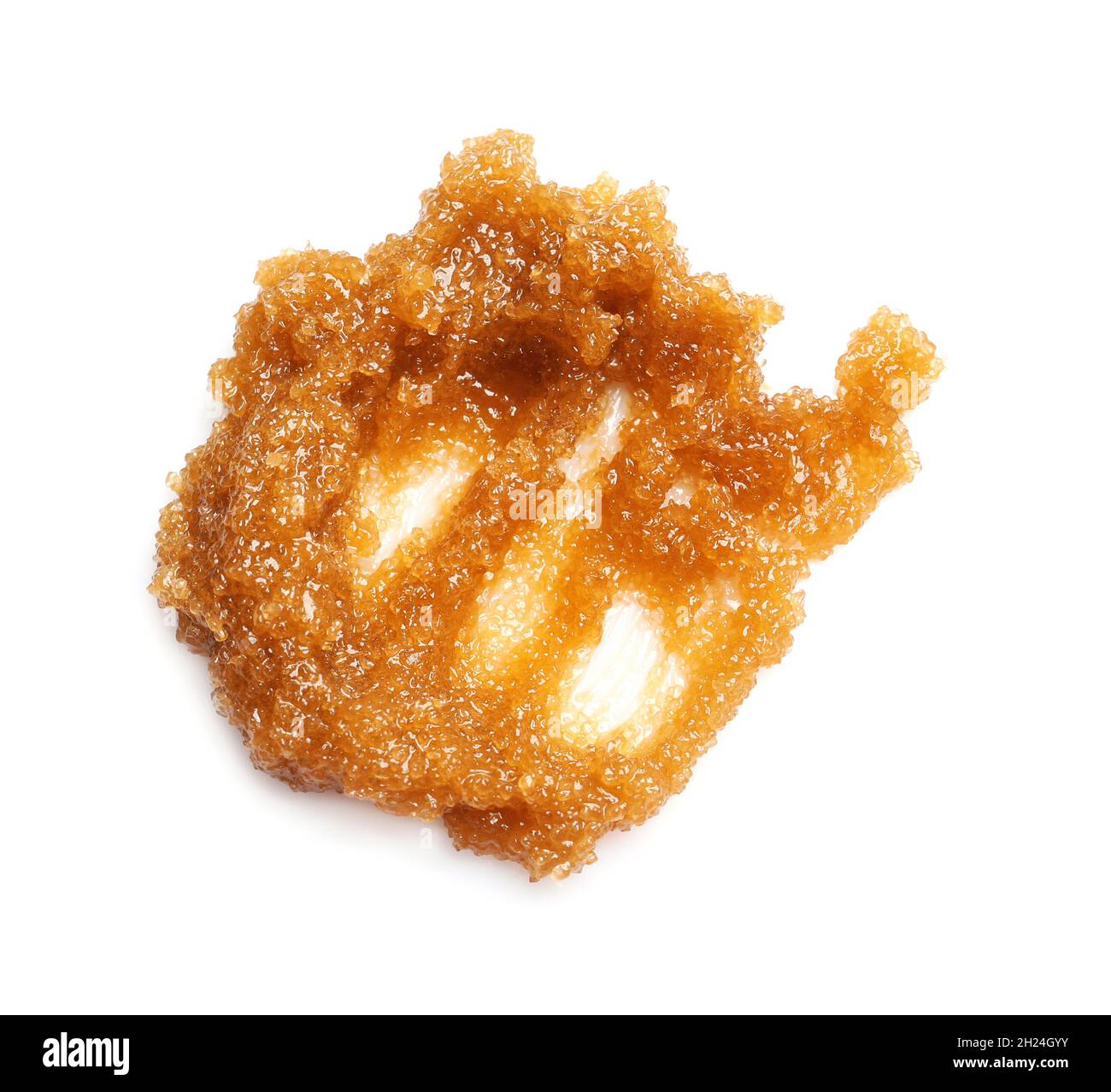 Sample of natural scrub on white background Stock Photo - Alamy