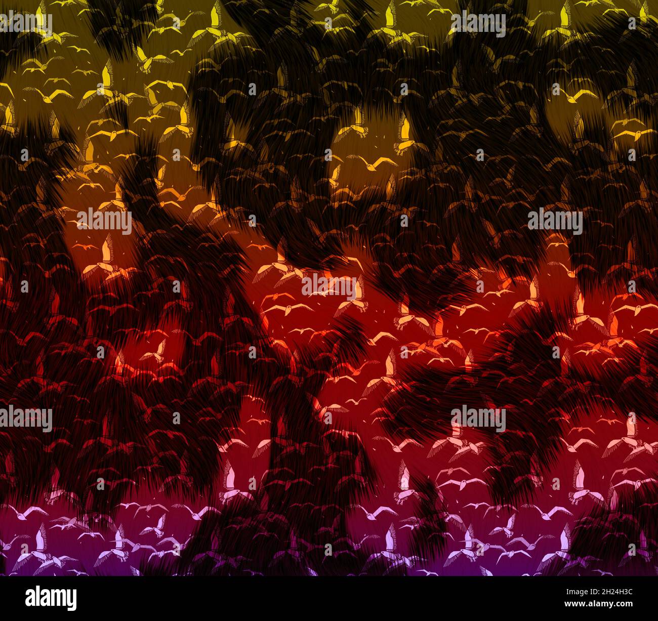 modern mixed print pattern, textile design Stock Photo - Alamy