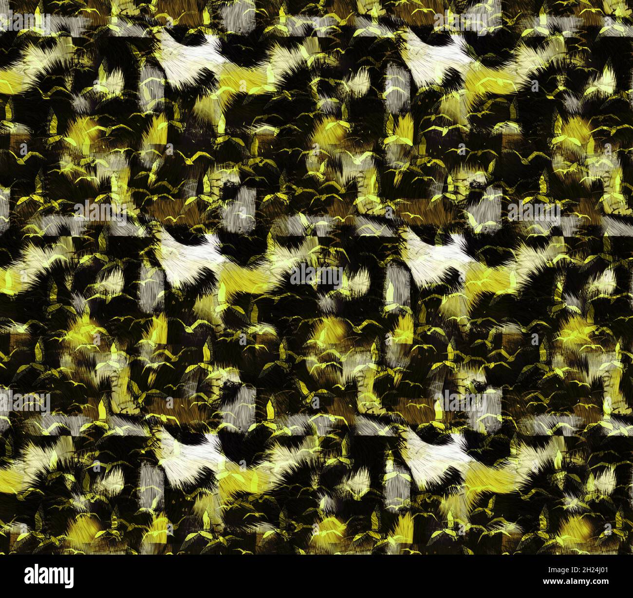 modern mixed print pattern, textile design Stock Photo - Alamy