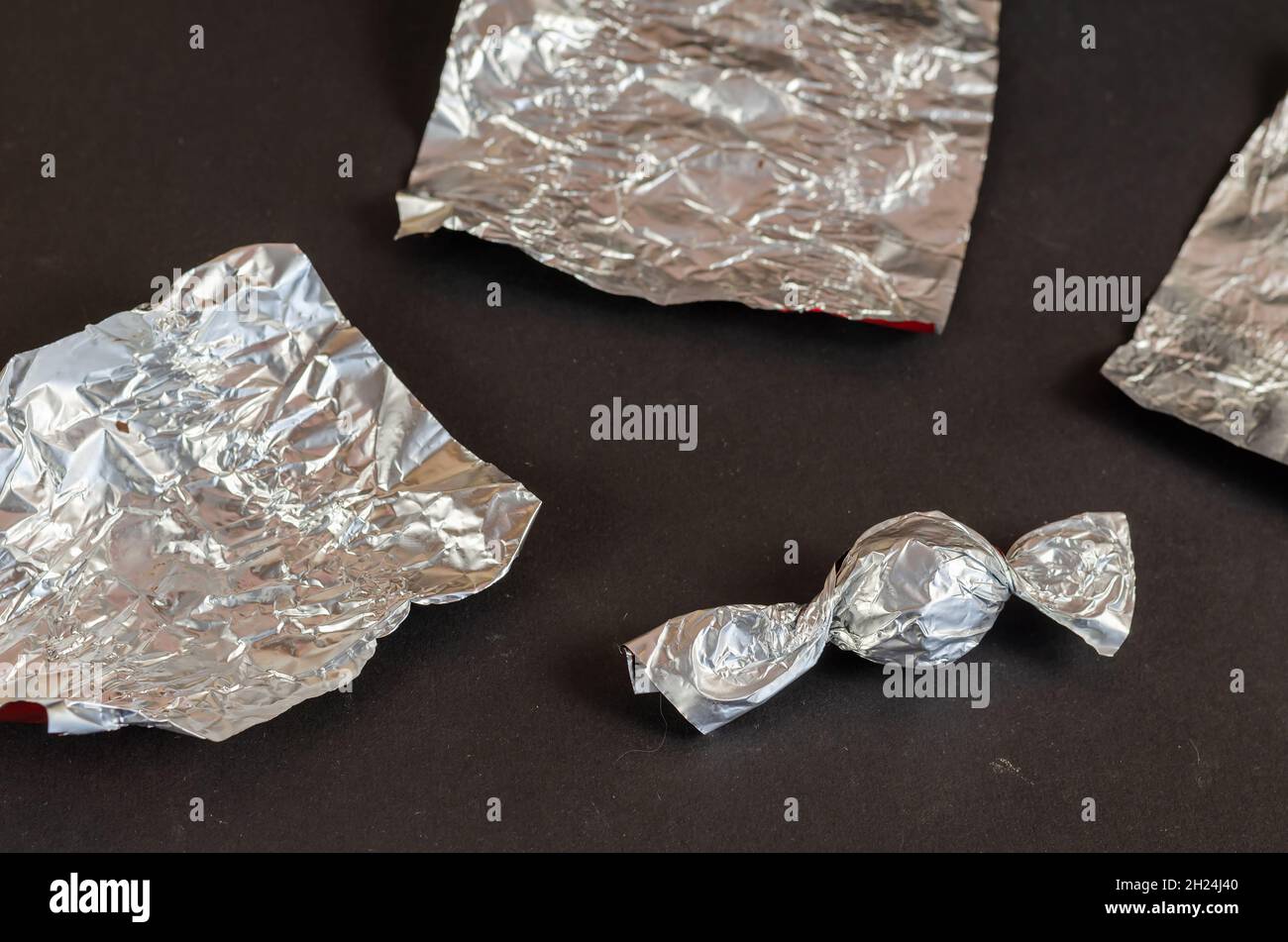 Empty sweet wrappers hi-res stock photography and images - Alamy