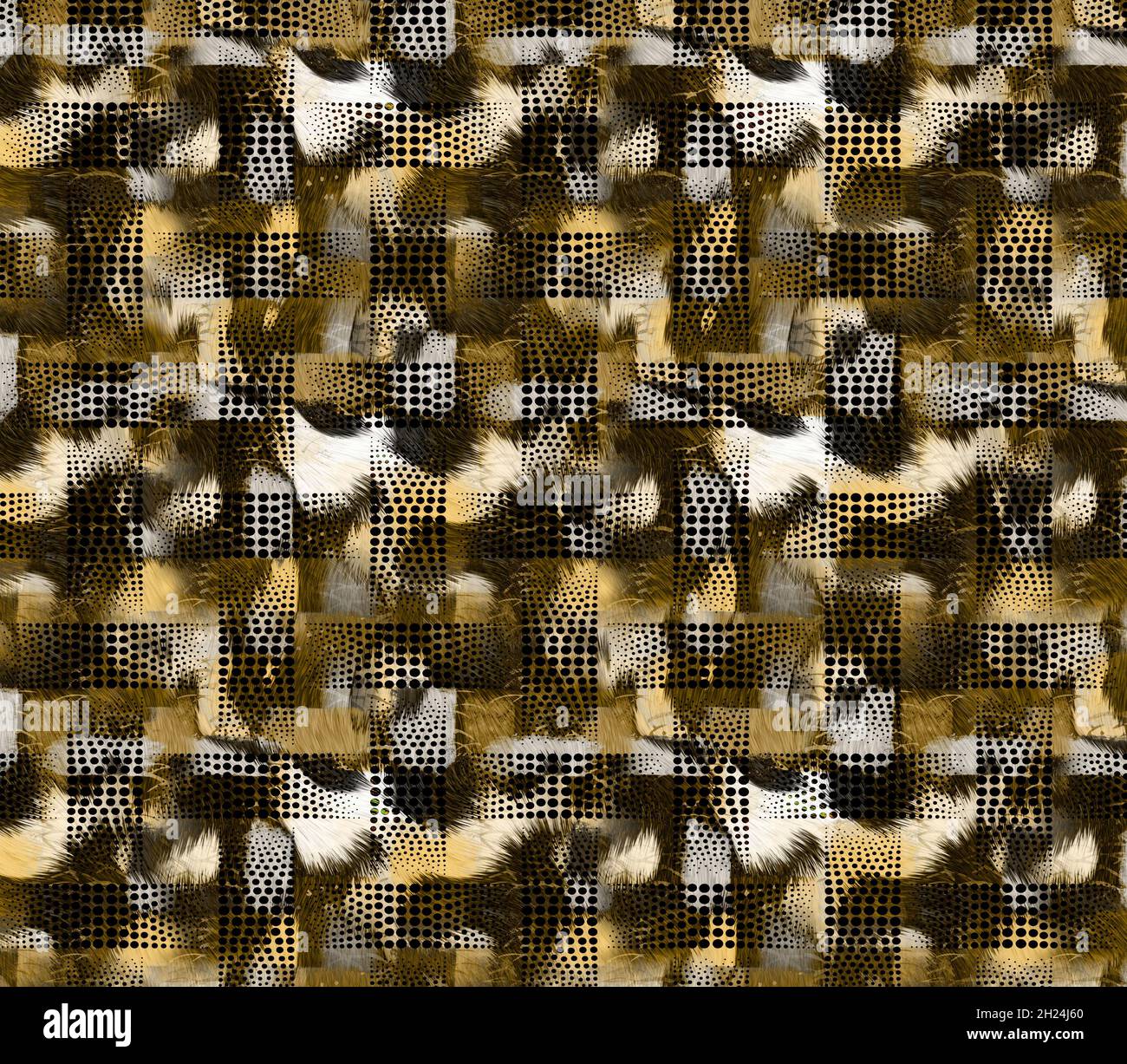 modern mixed print pattern, textile design Stock Photo - Alamy