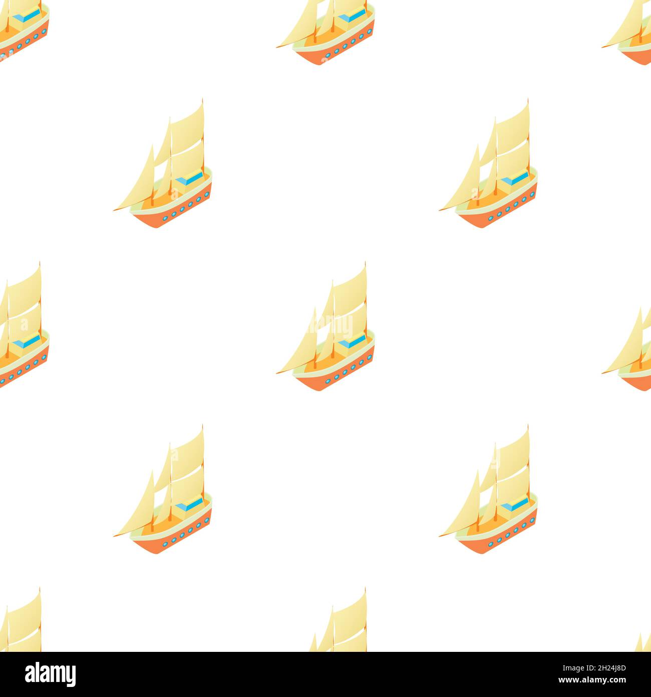 Ship with many sails pattern seamless background texture repeat ...