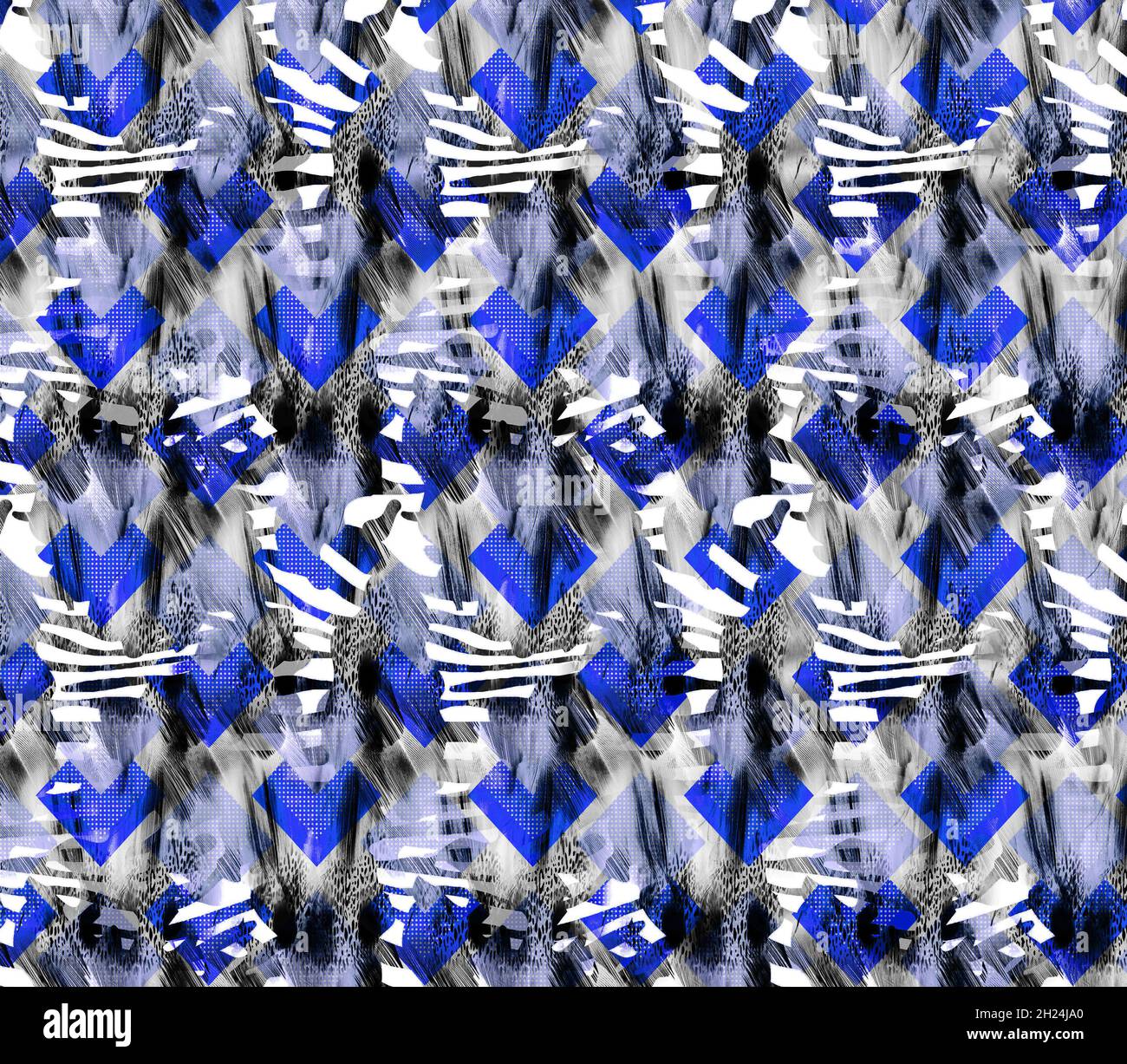 modern mixed print pattern, textile design Stock Photo - Alamy