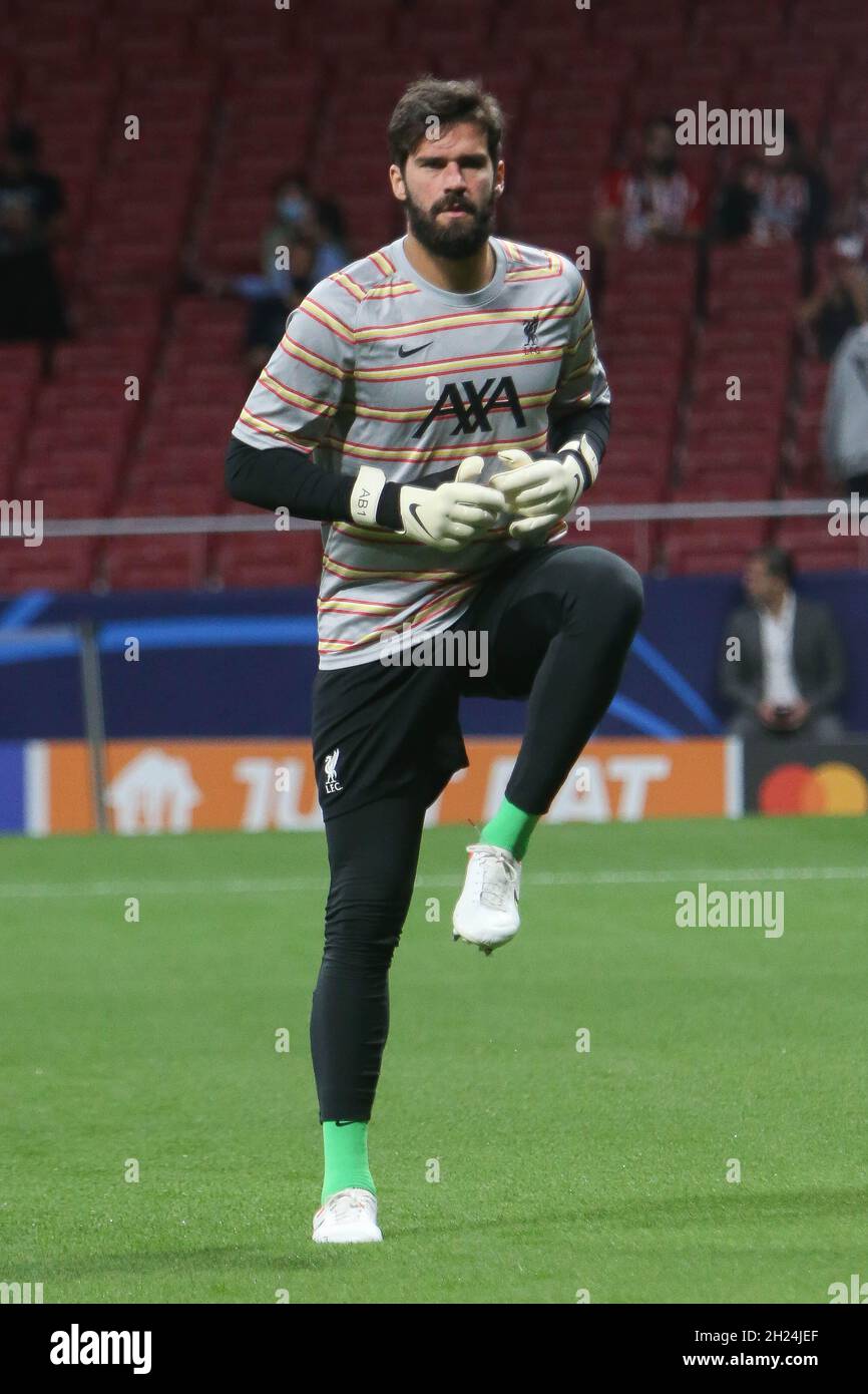 Alisson Becker of FC Liverpool during the UEFA Champions League, Group ...