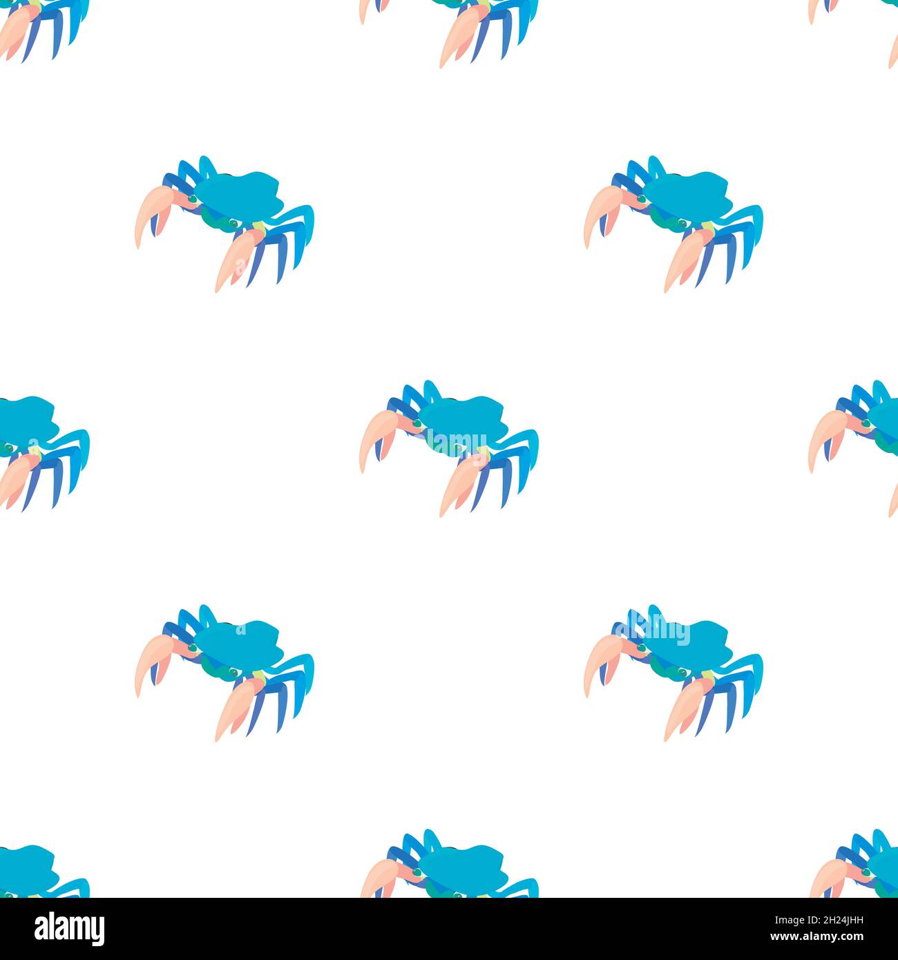 Cancer with large claws pattern seamless background texture repeat ...