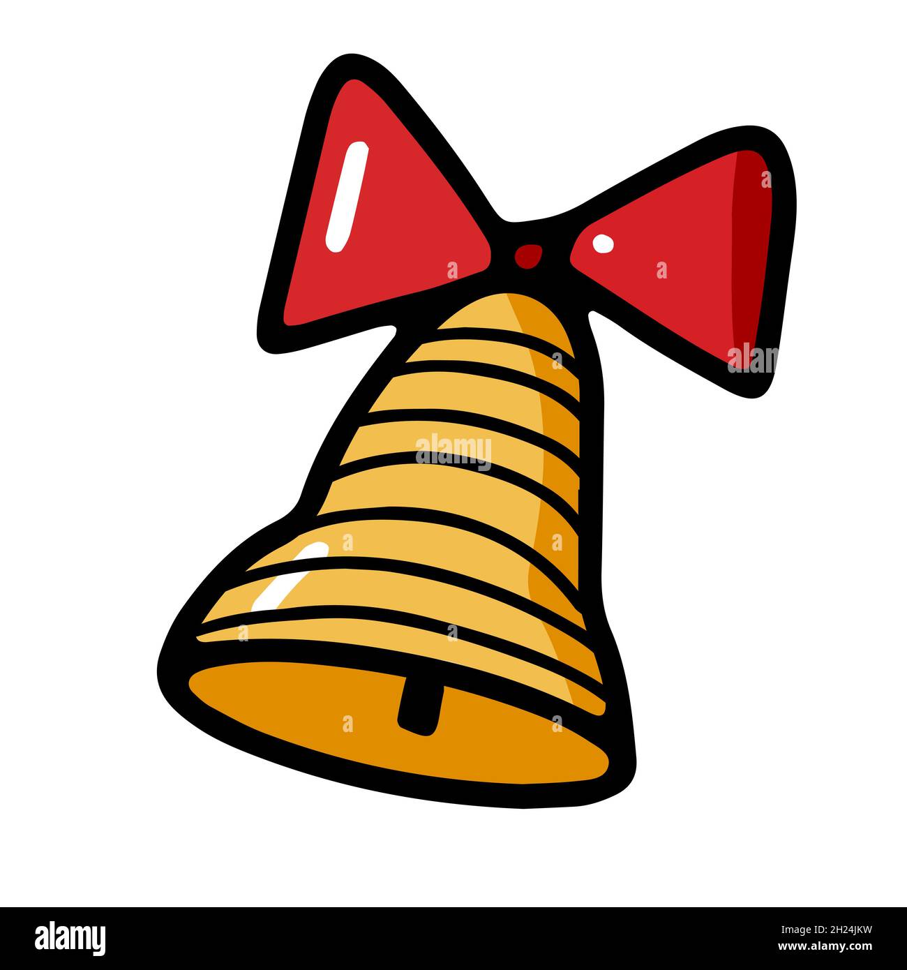 Alarm icon in doodle Stock Vector Images - Alamy