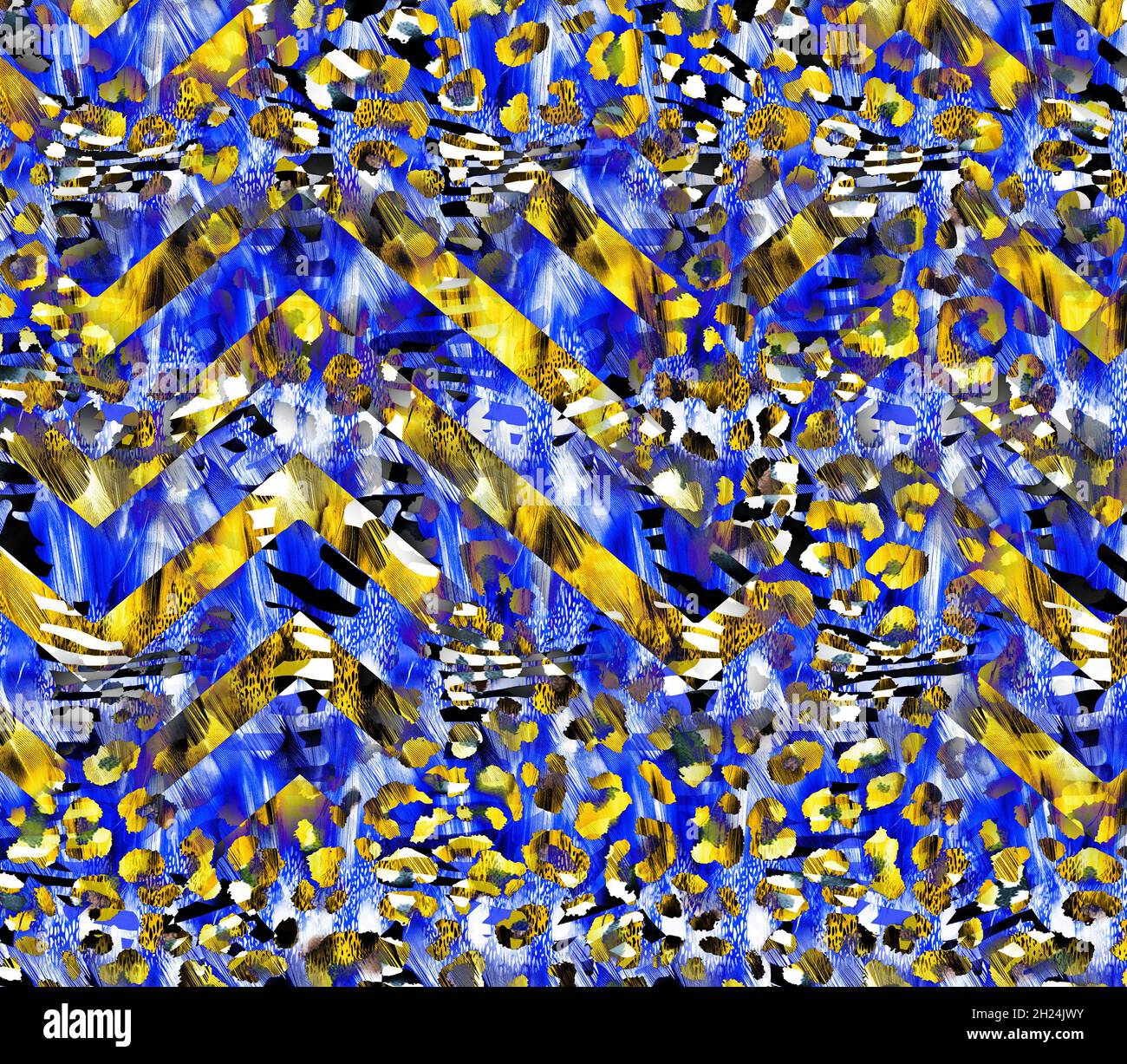 modern mixed print pattern, textile design Stock Photo - Alamy