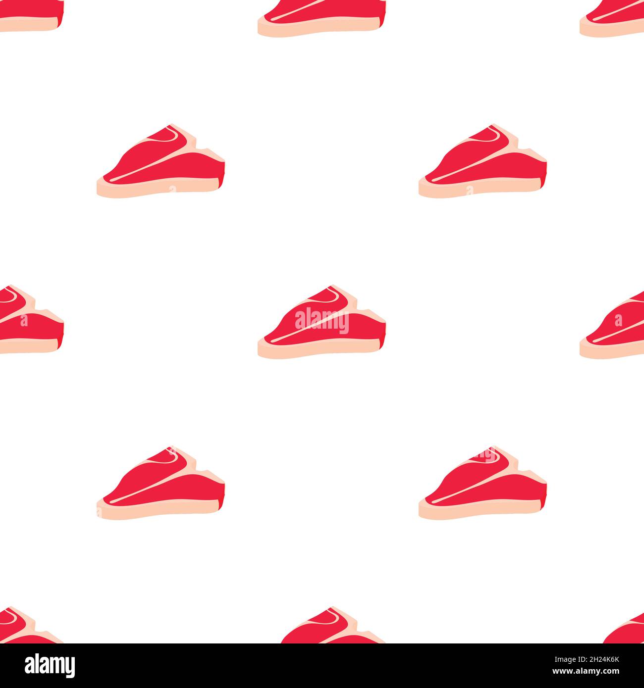 Piece of meat pattern seamless background texture repeat wallpaper ...