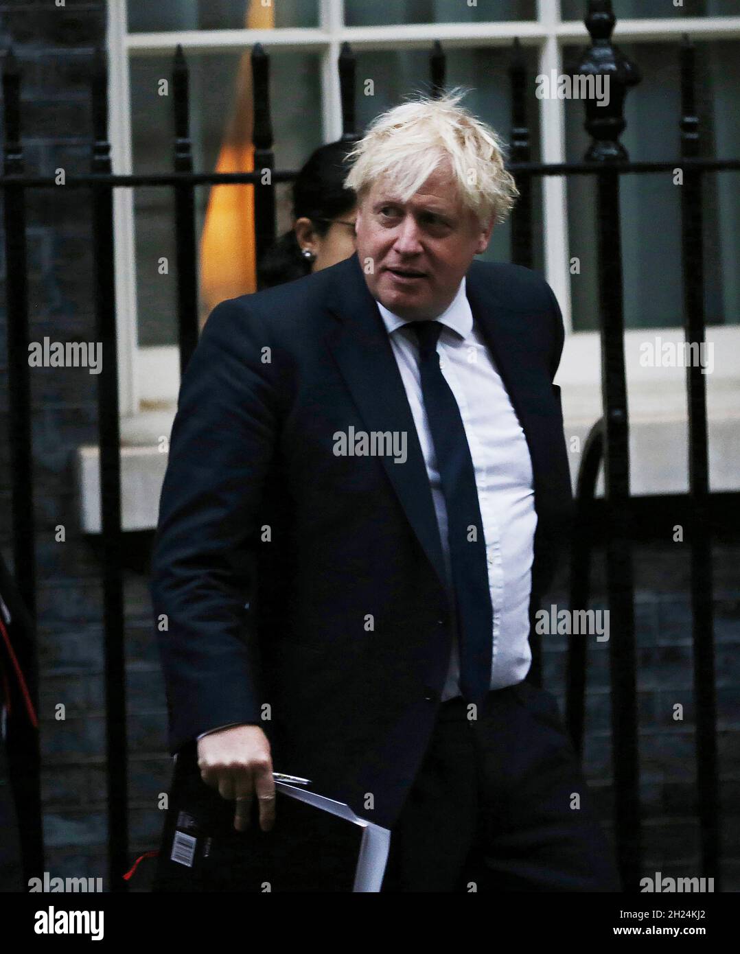 London, England, UK. 20th Oct, 2021. UK Prime Minister BORIS JOHNSON is ...