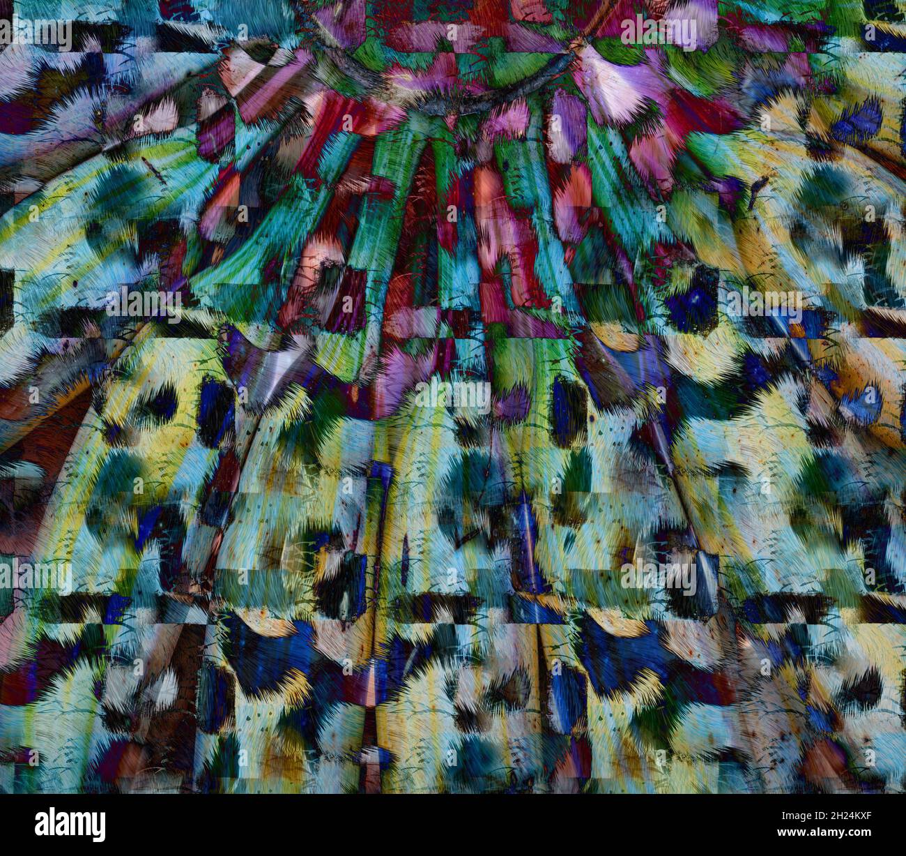 modern mixed print pattern, textile design Stock Photo - Alamy