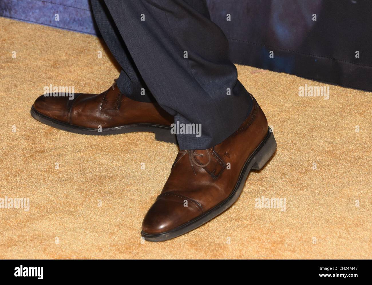 Los Angeles, California, USA 19th October 2021 Actor Larry David, shoe ...