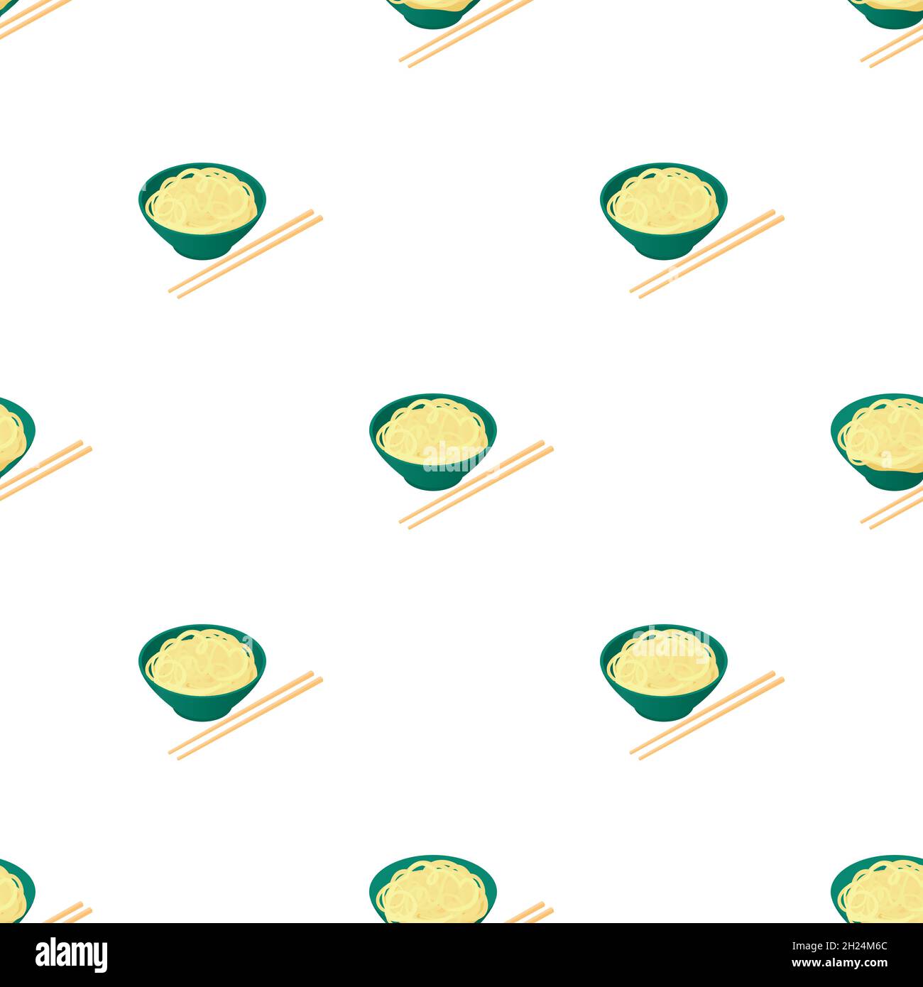 Noodles with chopsticks pattern seamless background texture repeat ...