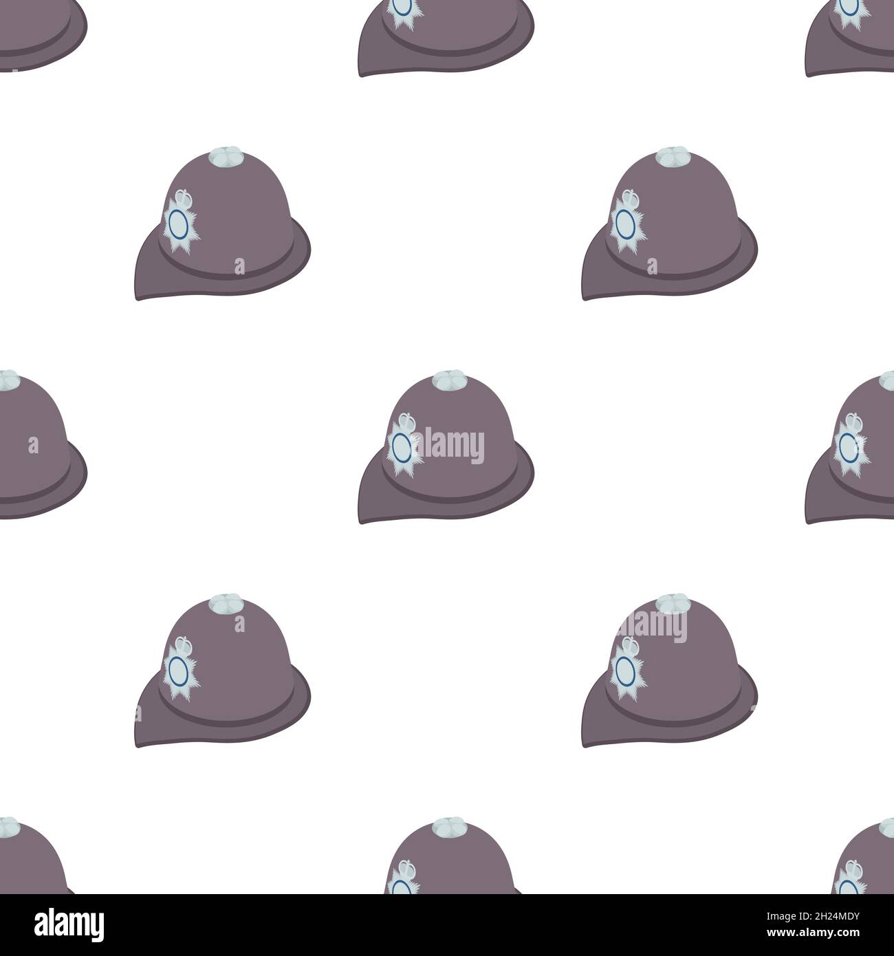 Headdress of english police pattern seamless background texture repeat ...