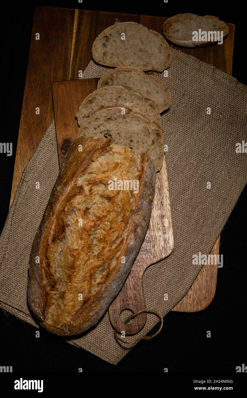 Closeup of a bread Stock Photo - Alamy
