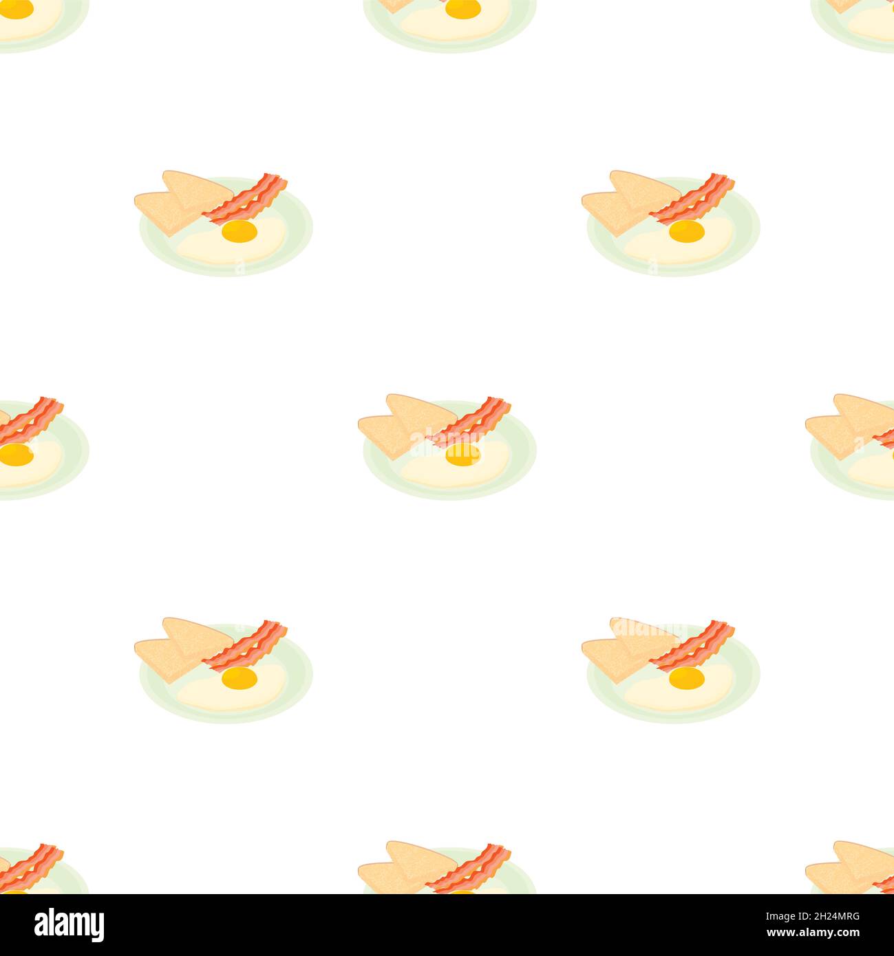 Bacon and eggs pattern seamless background texture repeat wallpaper ...