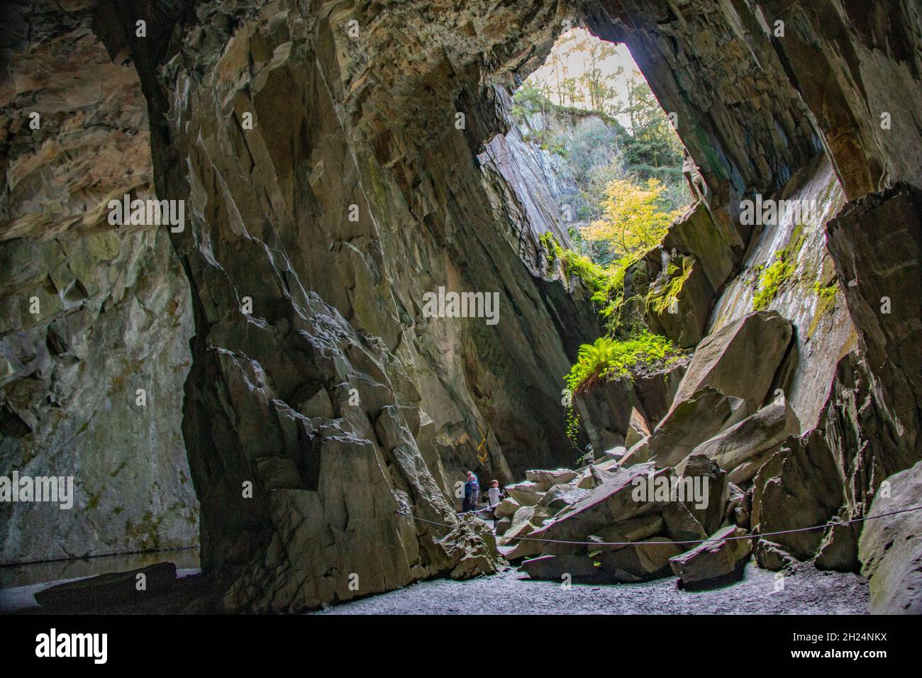 Mysterious and beautiful Cathedral Cavern, an old quarry in the Lake ...