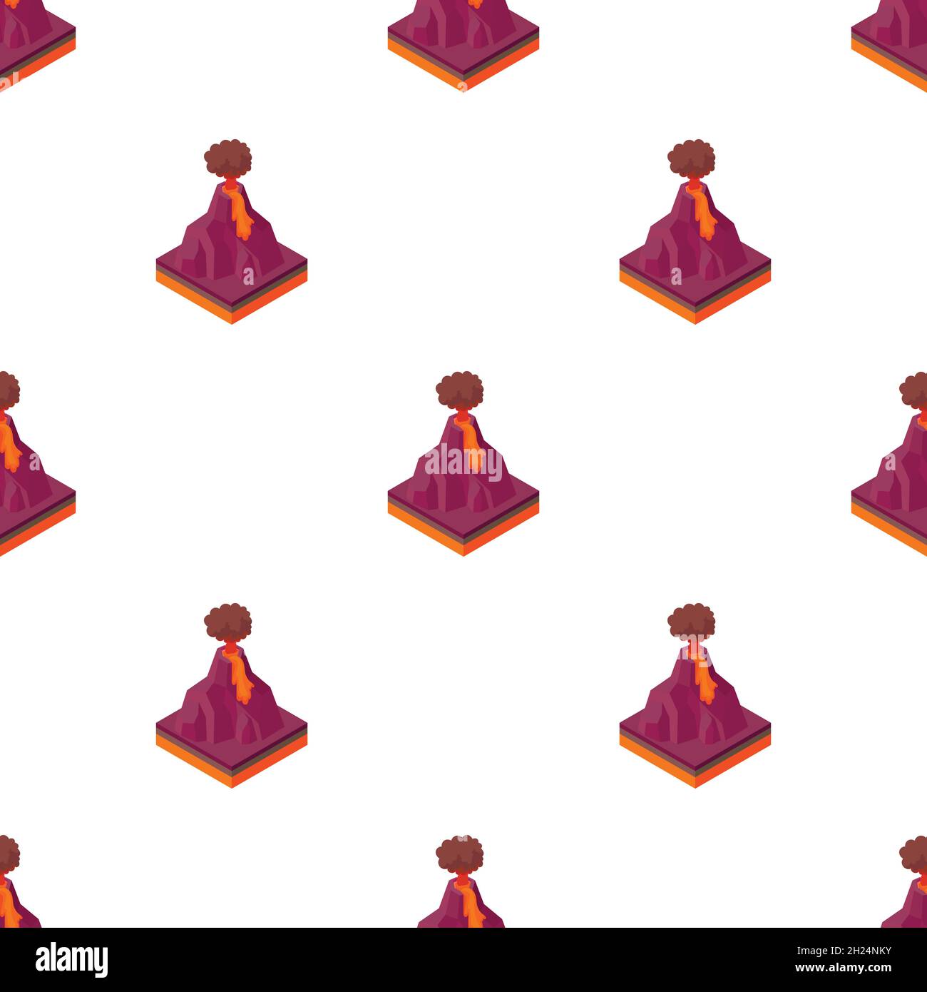 Volcano erupting pattern seamless background texture repeat wallpaper ...