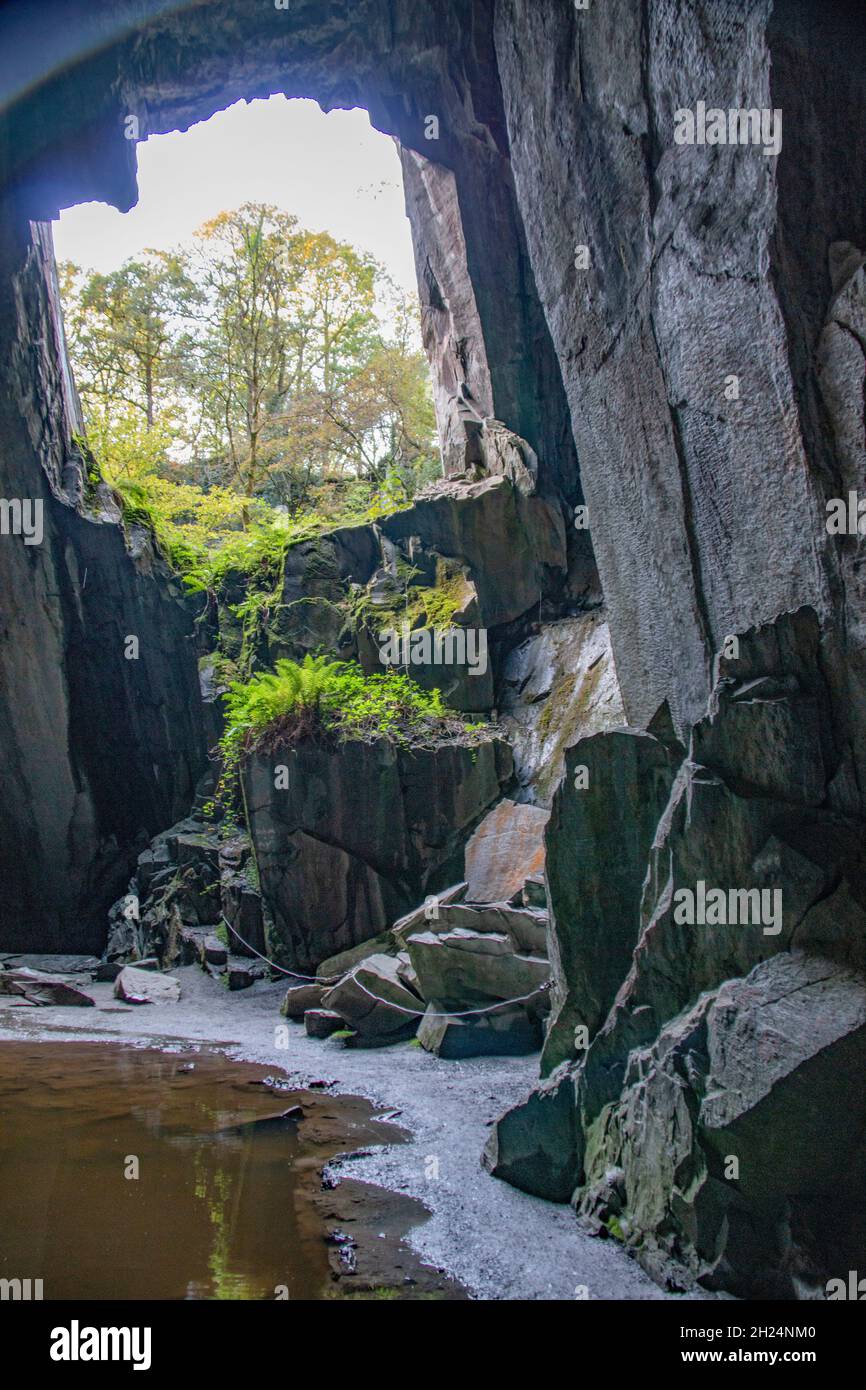 Mysterious and beautiful Cathedral Cavern, an old quarry in the Lake ...