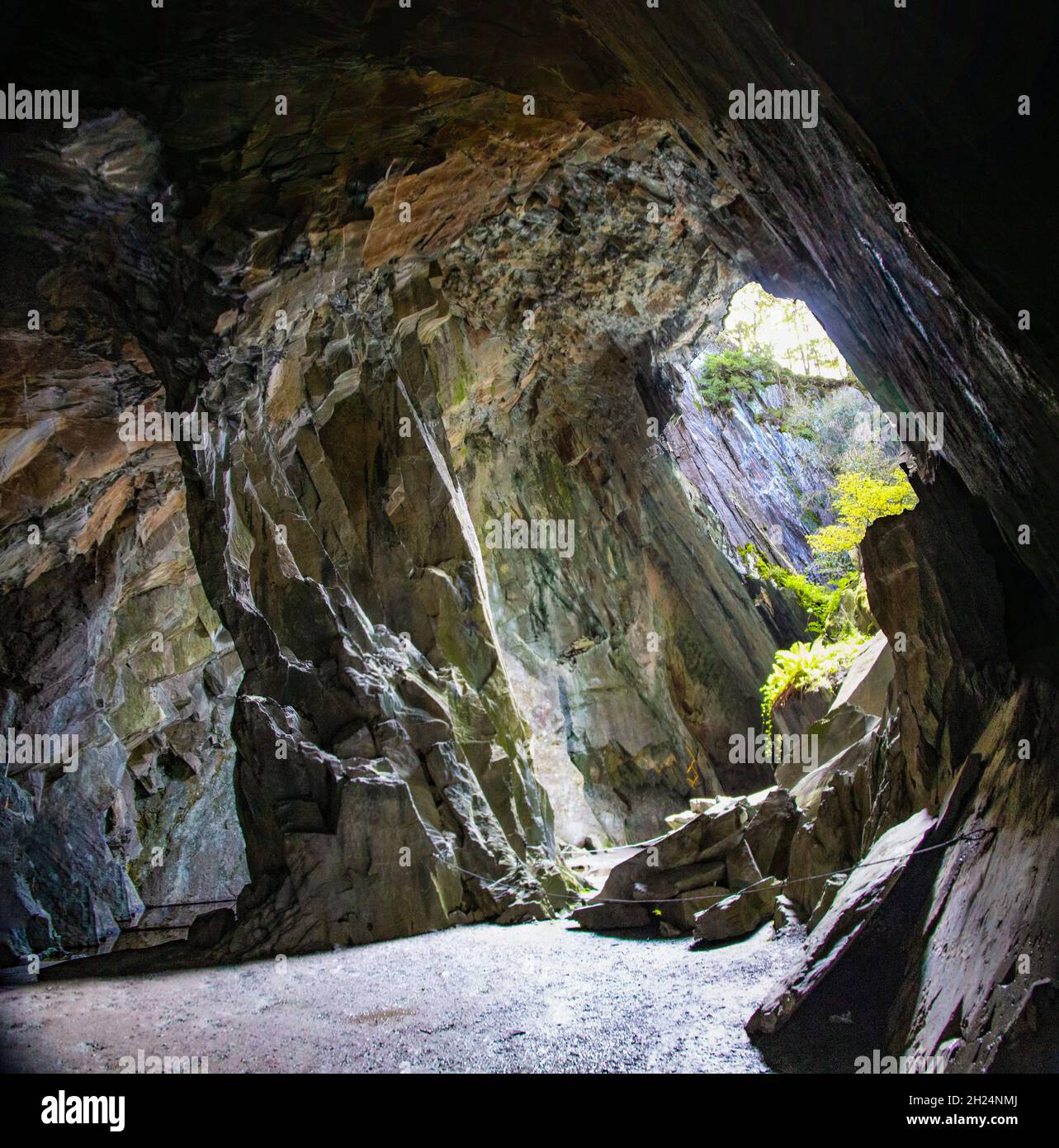 Mysterious and beautiful Cathedral Cavern, an old quarry in the Lake ...