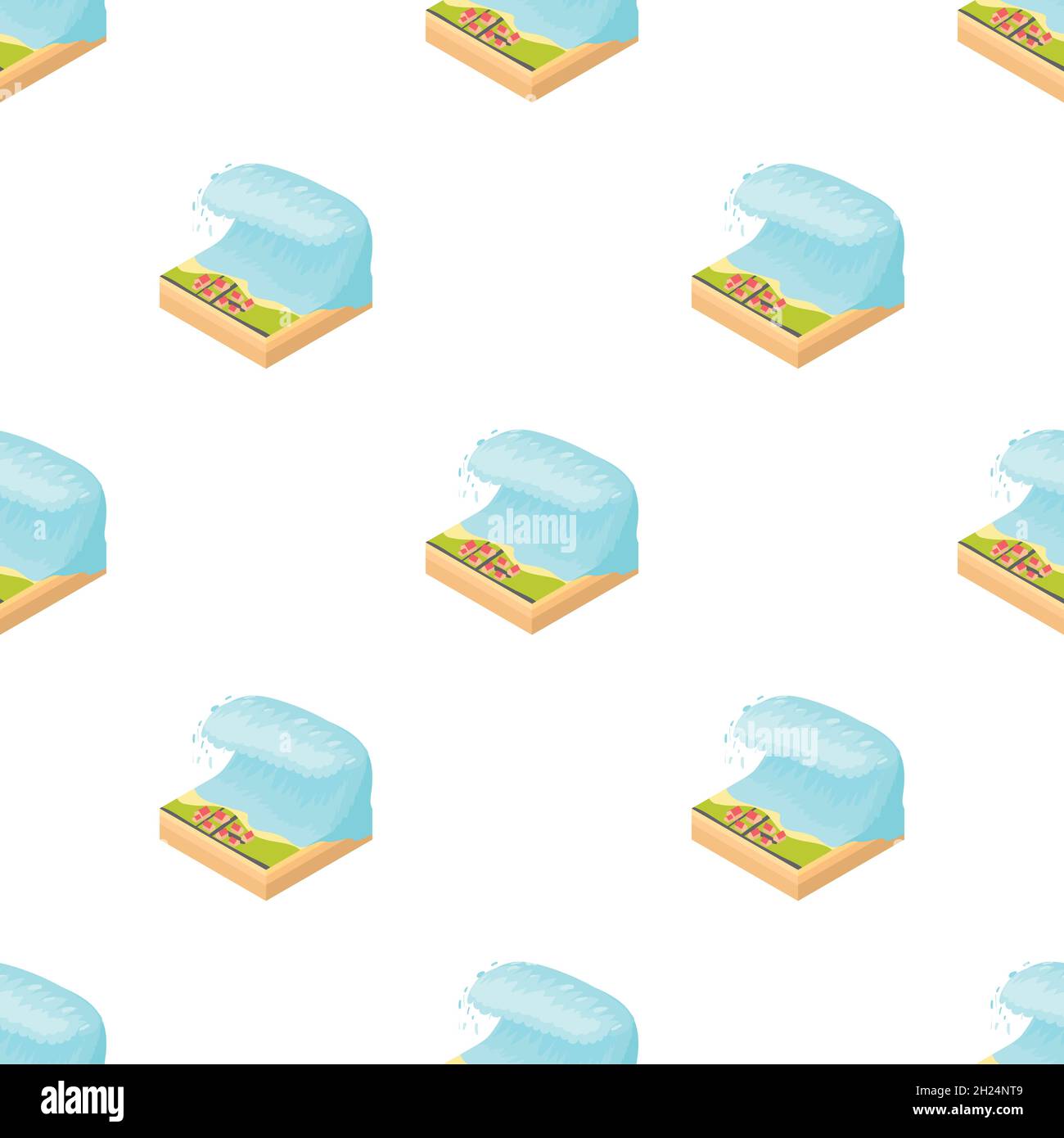 Tsunami wave pattern seamless background texture repeat wallpaper ...