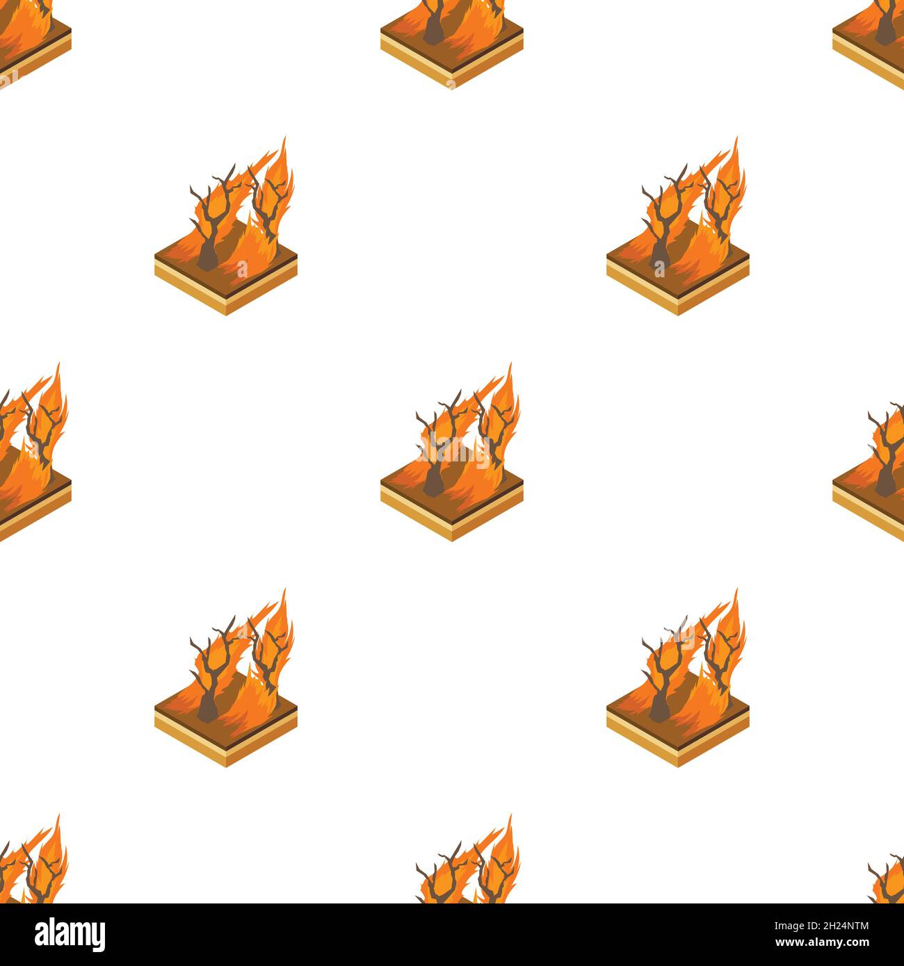 Forest fire pattern seamless background texture repeat wallpaper ...