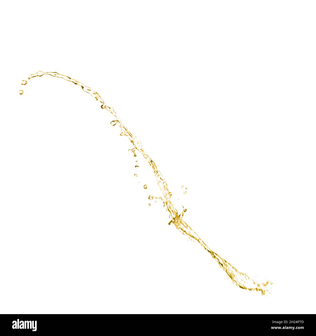 Oil splash on white background. Color liquid Stock Photo - Alamy