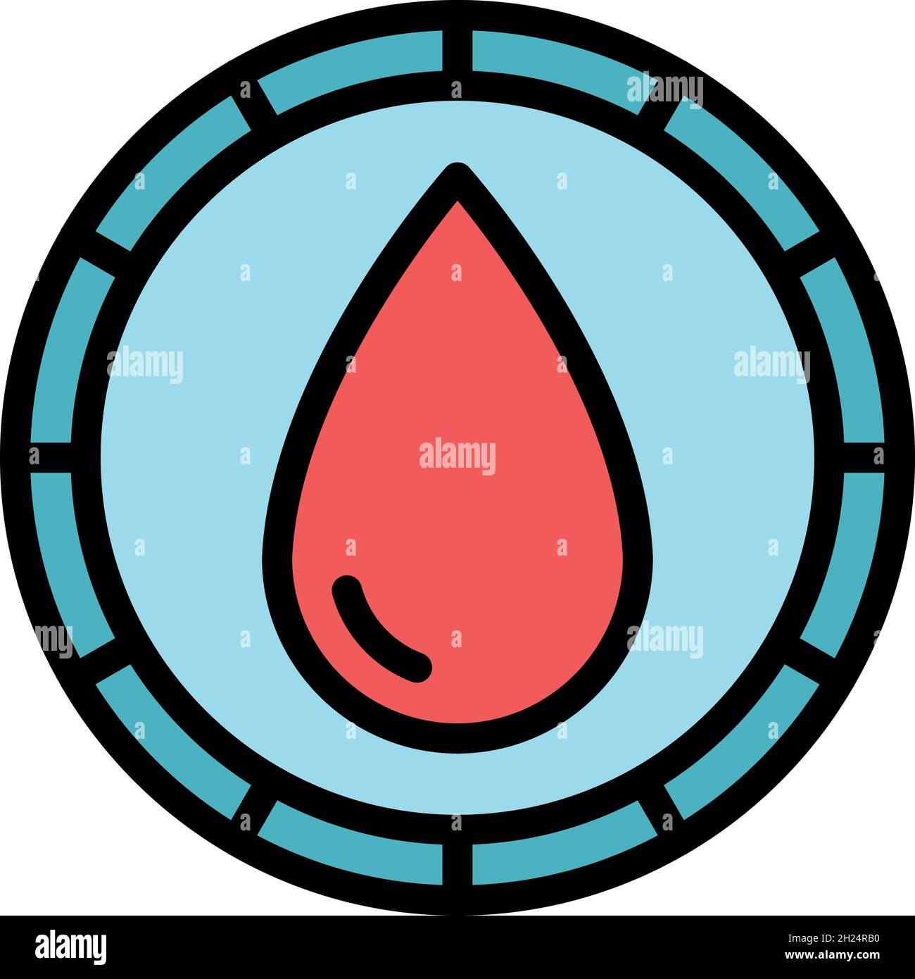 Modern blood transfusion icon. Outline modern blood transfusion vector ...