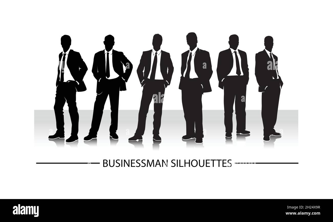Vector Illustration of a professional smart businessman Stock Vector ...