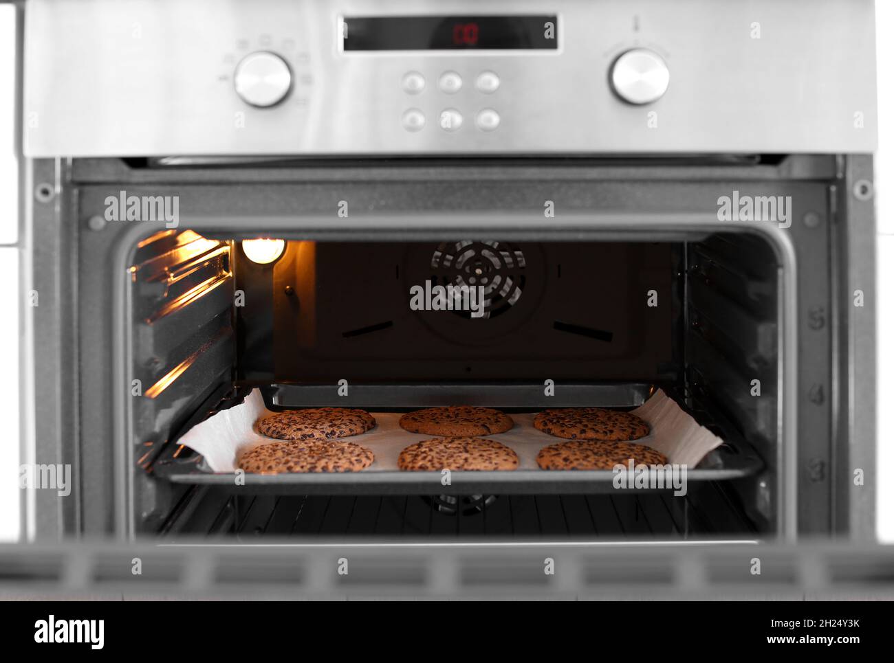 Oven With Cookies Inside