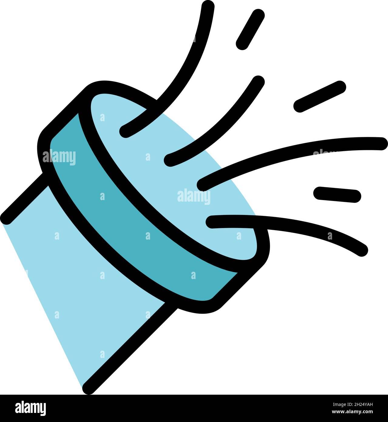 Firefighter water pump icon. Outline firefighter water pump vector icon ...