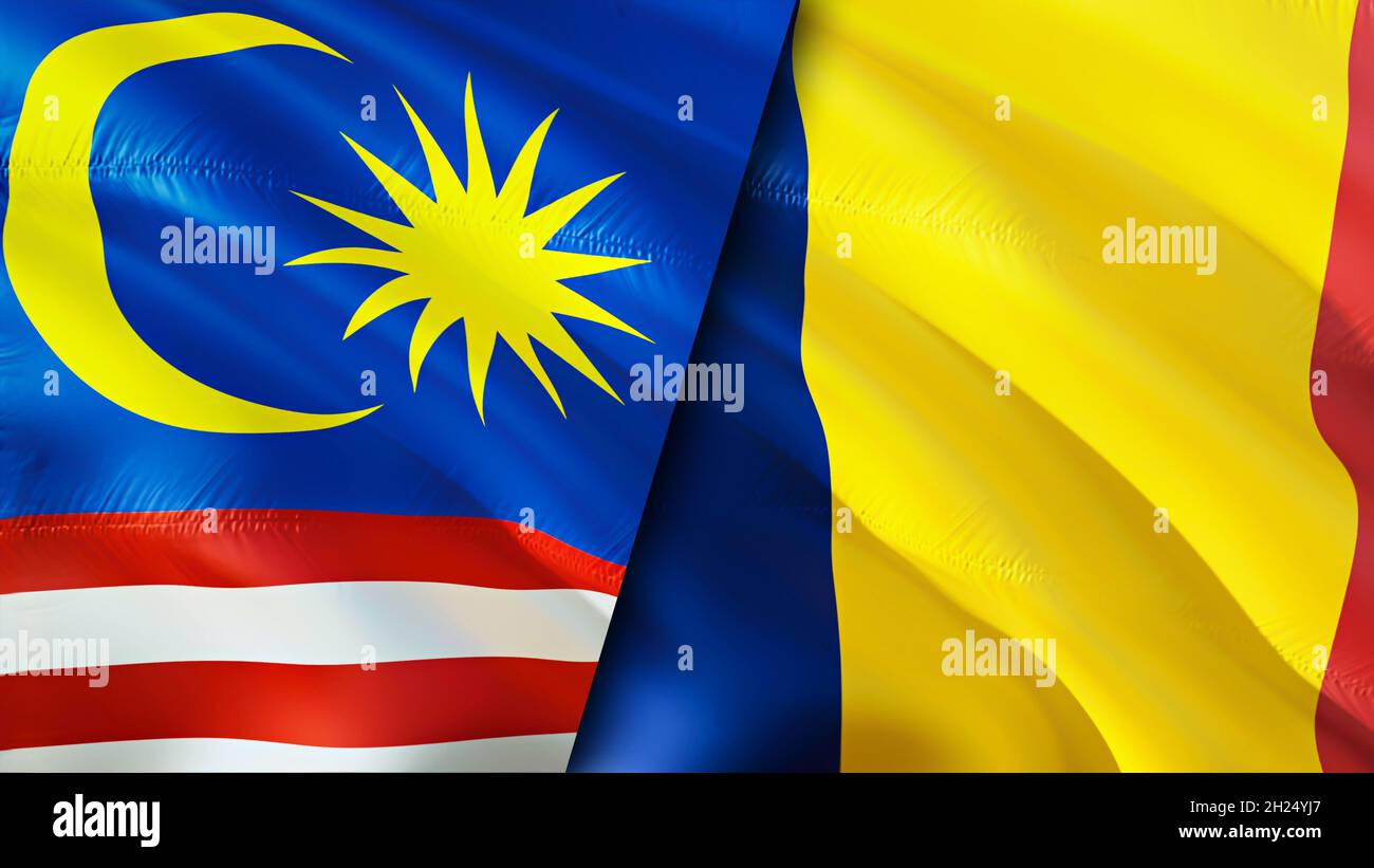 Malaysia chad flag hi-res stock photography and images - Alamy
