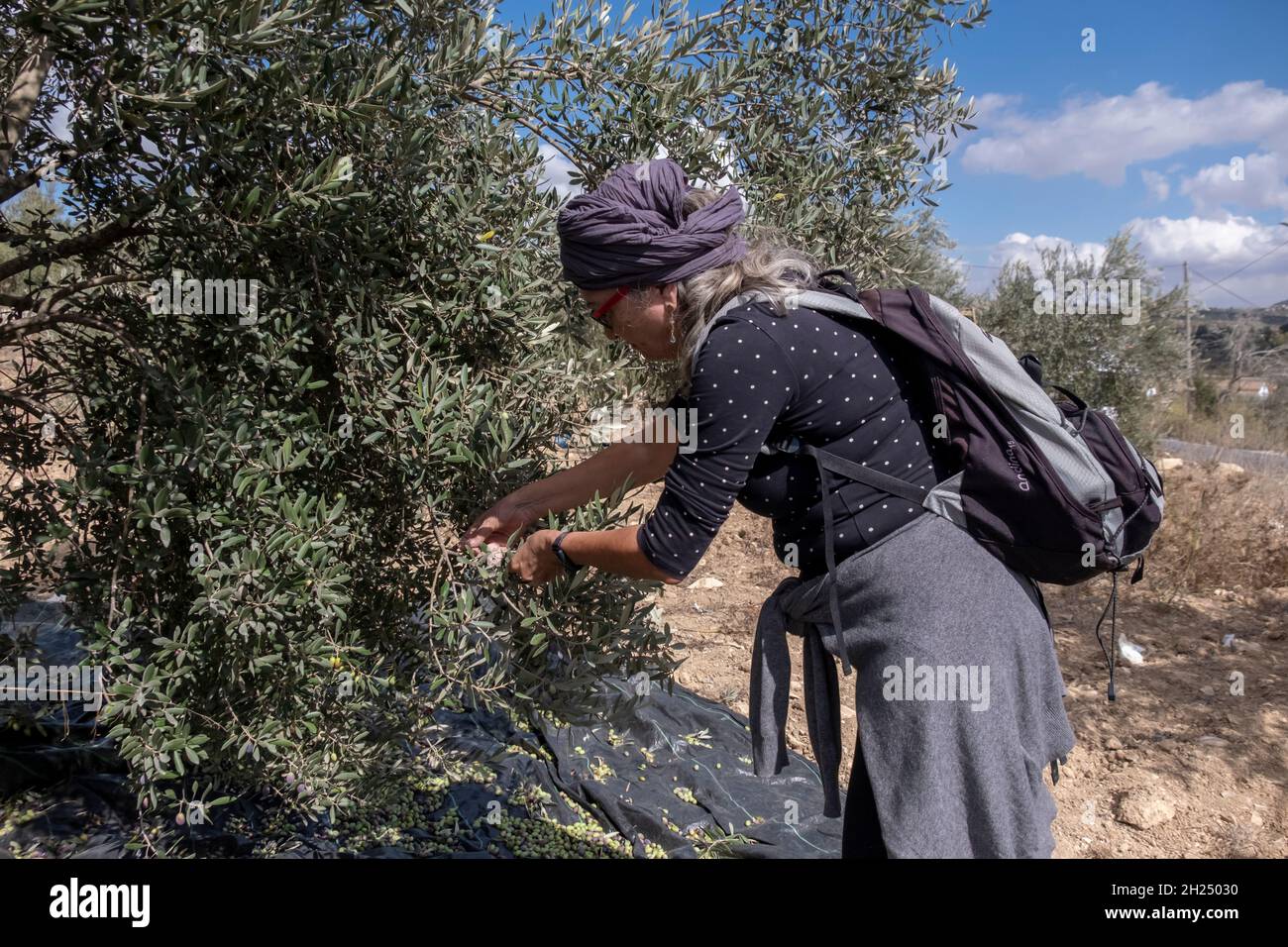 Reform Rabbi Nava Hefetz from Rabbis for Human Rights organization help ...