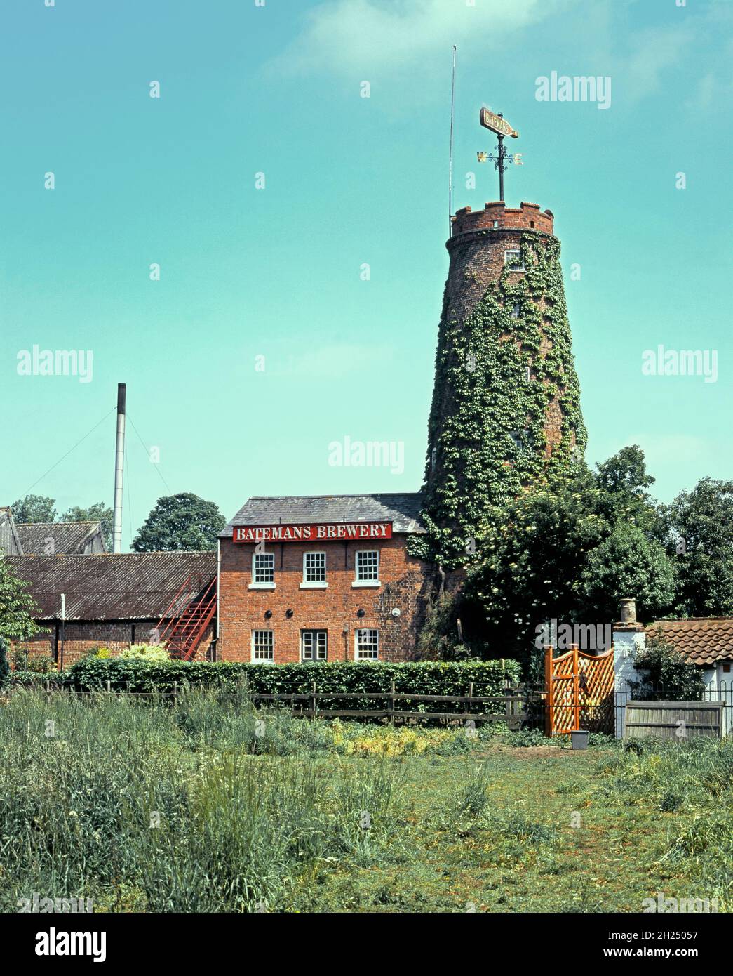 Batemans Brewery and windmill tower (Salem Bridge Brewery), Wainfeet ...