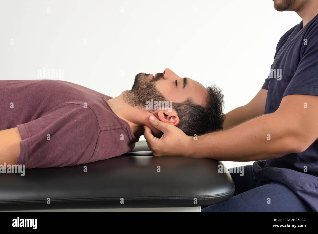 Neck massage hi-res stock photography and images - Alamy