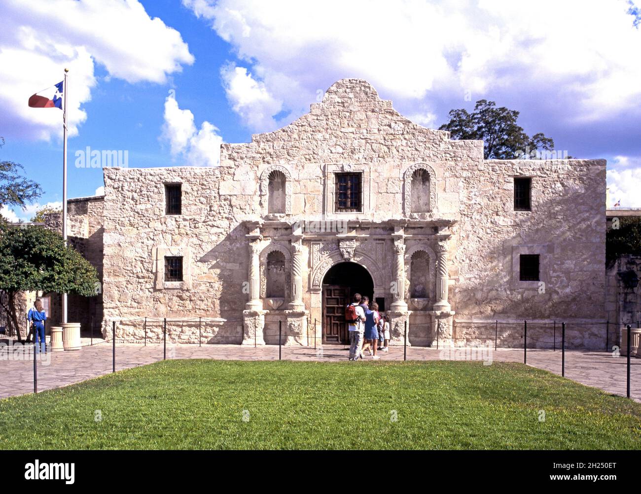 Front view of The Alamo, San Antonio, Texas, USA, November 15, 1996 ...
