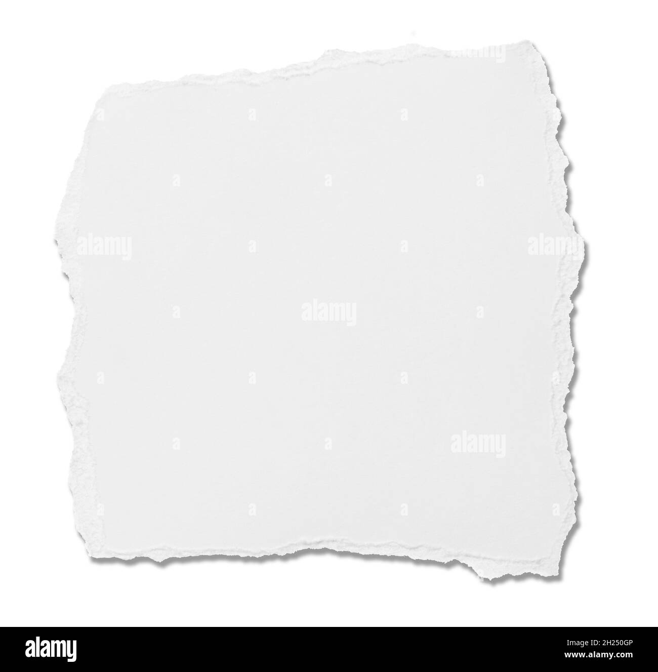 white paper ripped message torn Stock Photo - Alamy