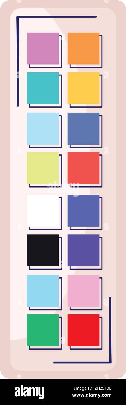 colors menu pallete Stock Vector Image & Art - Alamy