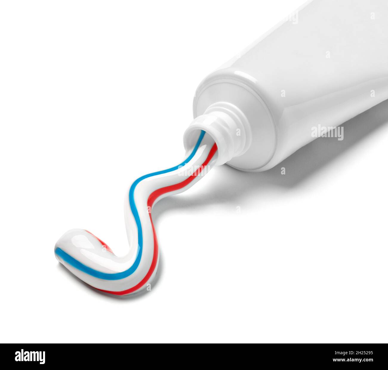 toothpaste white tube hygiene health care Stock Photo - Alamy