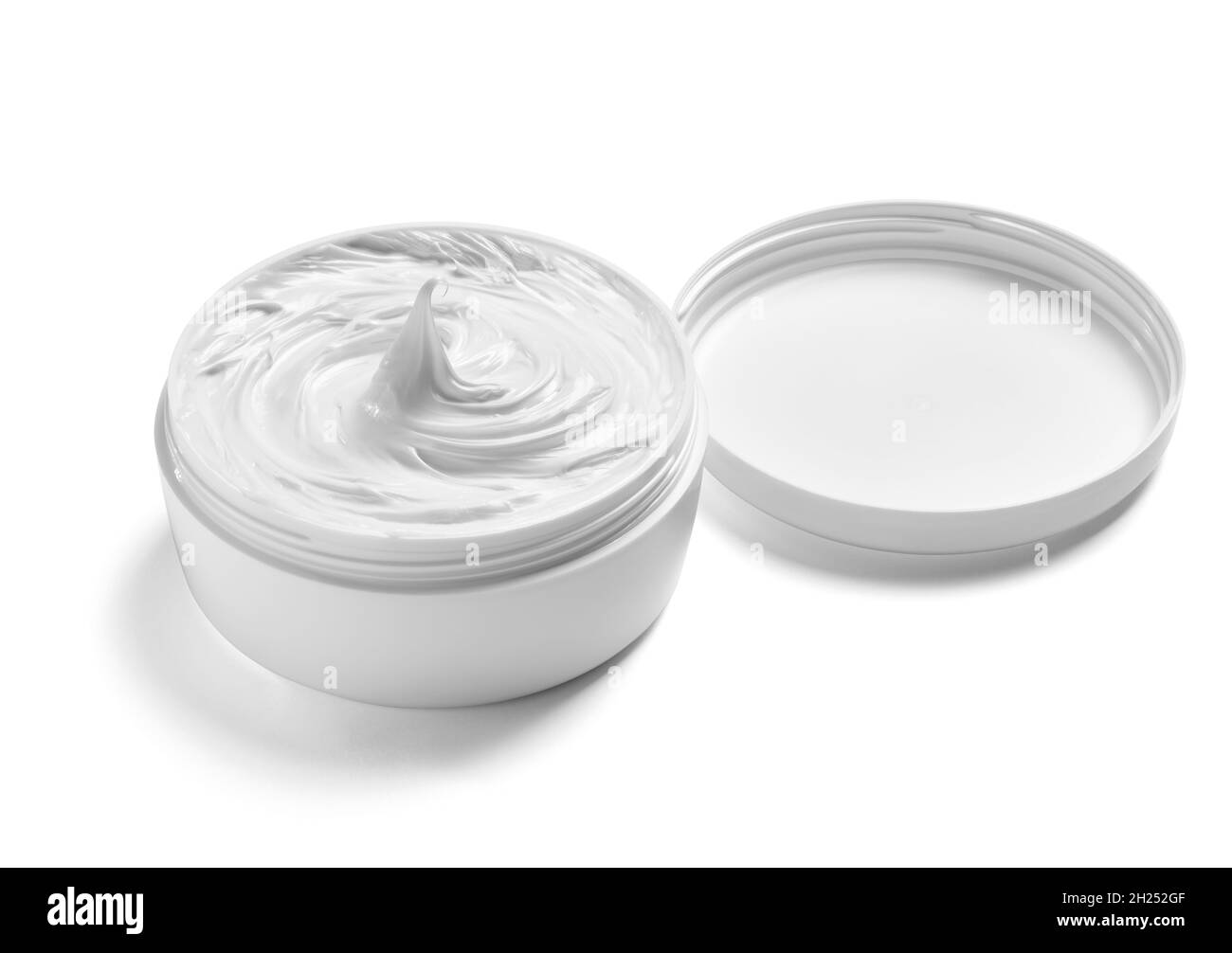 white cream container jar beauty moisturizer skin Stock Photo - Alamy
