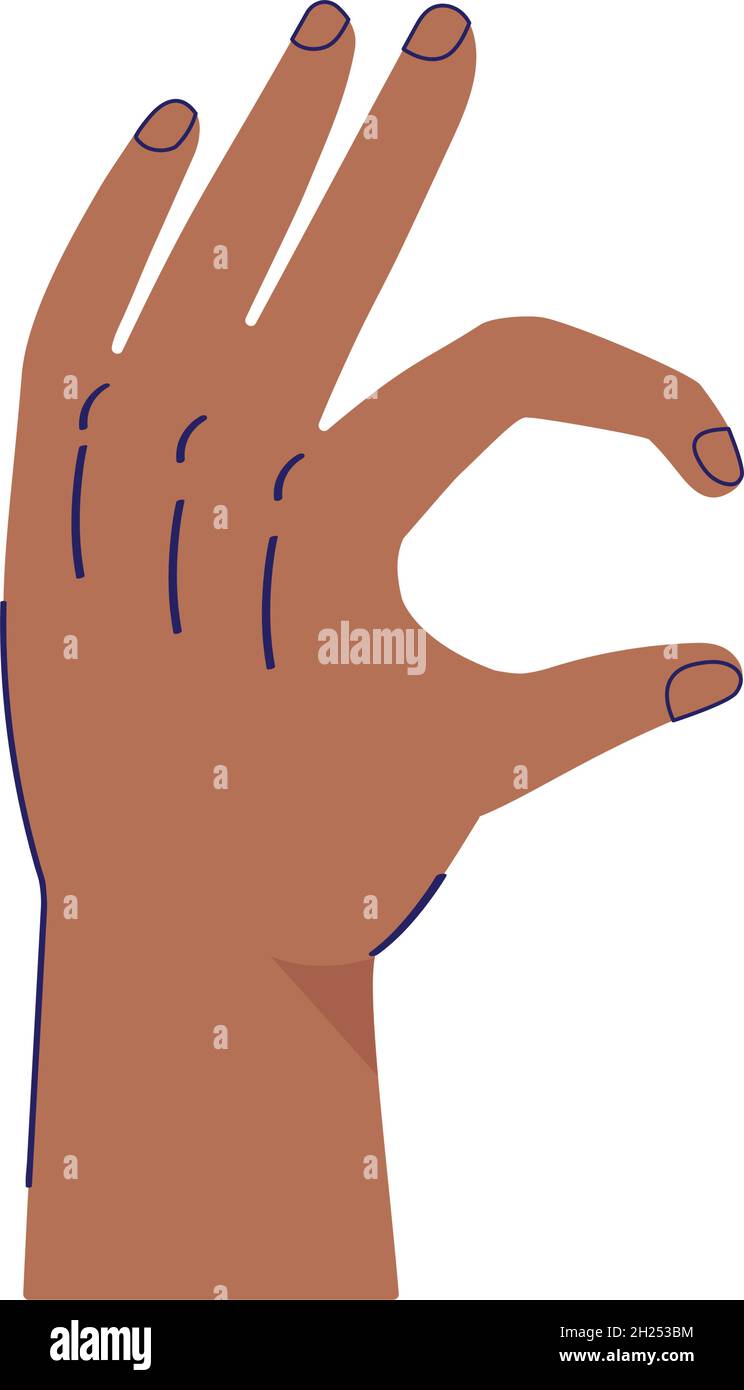 Fingers pinching Stock Vector Images - Alamy