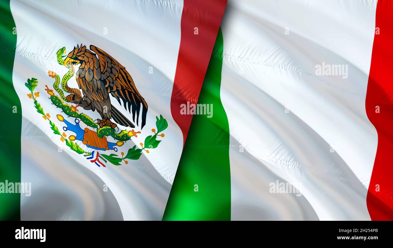Mexico italy flag hi-res stock photography and images - Alamy