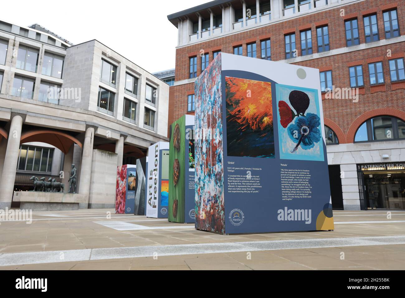 The 'Art Is Freedom' exhibition, by survivors of modern slavery ...