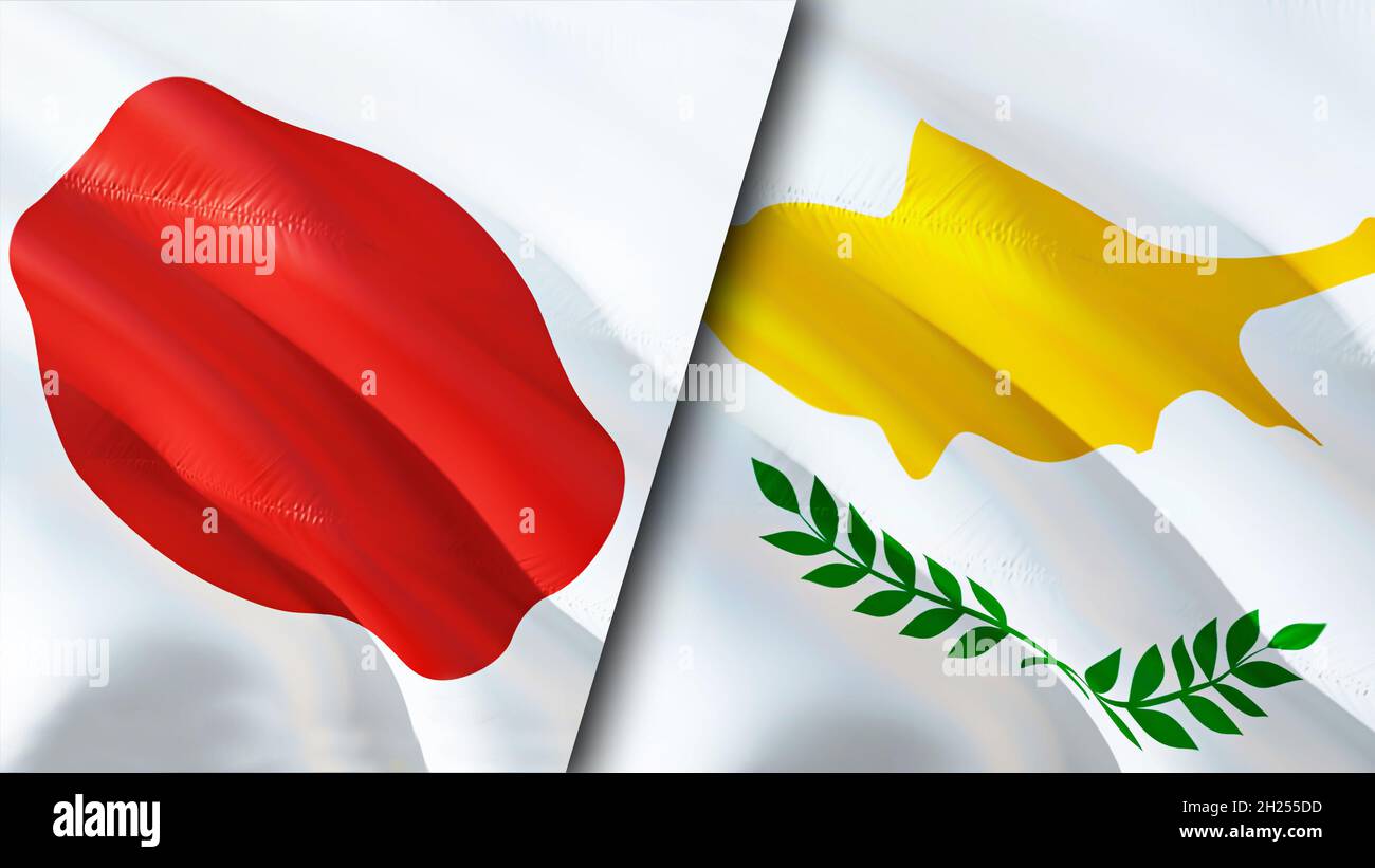 Japan cyprus flag hi-res stock photography and images - Alamy