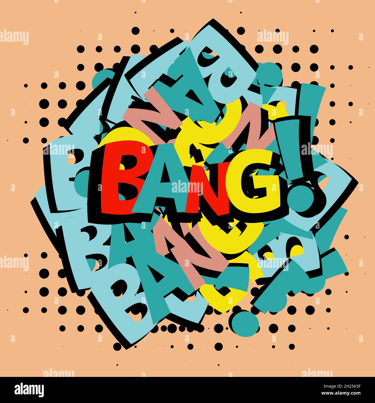 Bang cartoon hi-res stock photography and images - Alamy