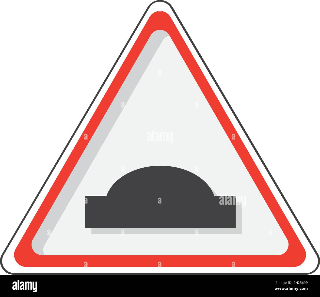 speed bump traffic signal Stock Vector Image & Art - Alamy