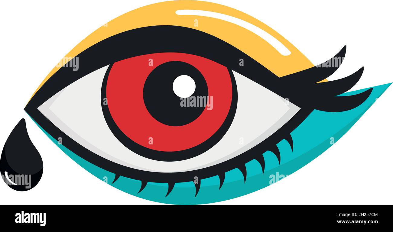 eye human crying Stock Vector Image & Art - Alamy