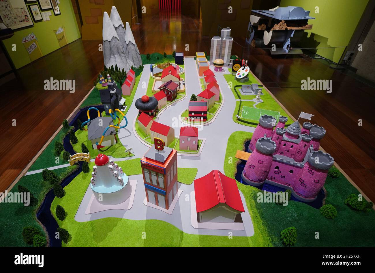 A model of Beanotown on display at Beano: The Art of Breaking the Rules ...